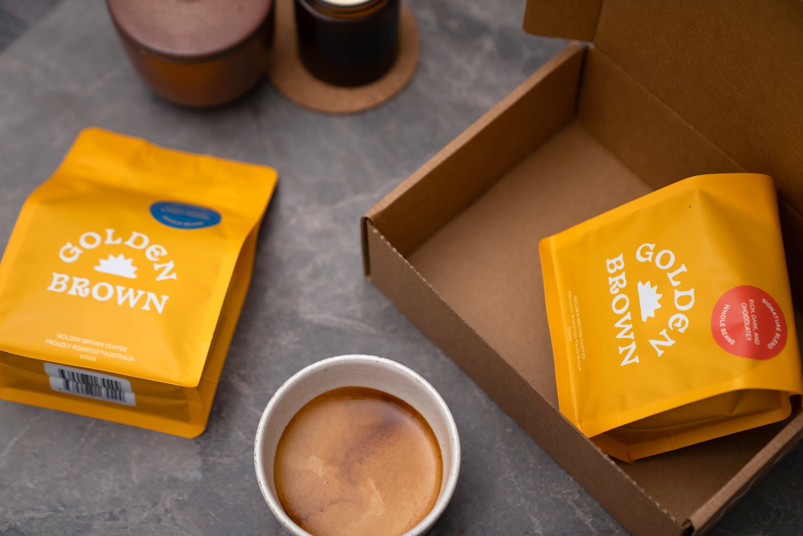 Golden Brown Coffee
